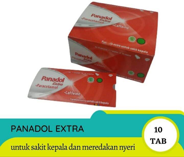 Panadol Extra 1 Box isi 10 strip | Lazada Indonesia