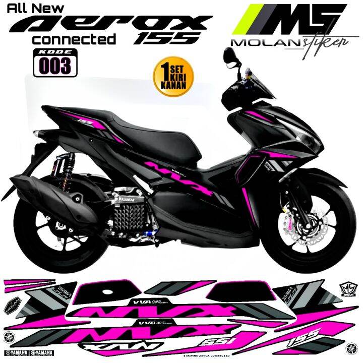 Decal Sticker Striping Variasi Aerox 155 Connected NVX 155 All New ...