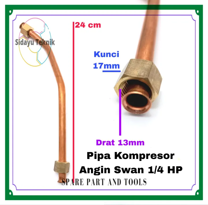 Pipa Kompresor Angin Swan 1/4 HP | Lazada Indonesia