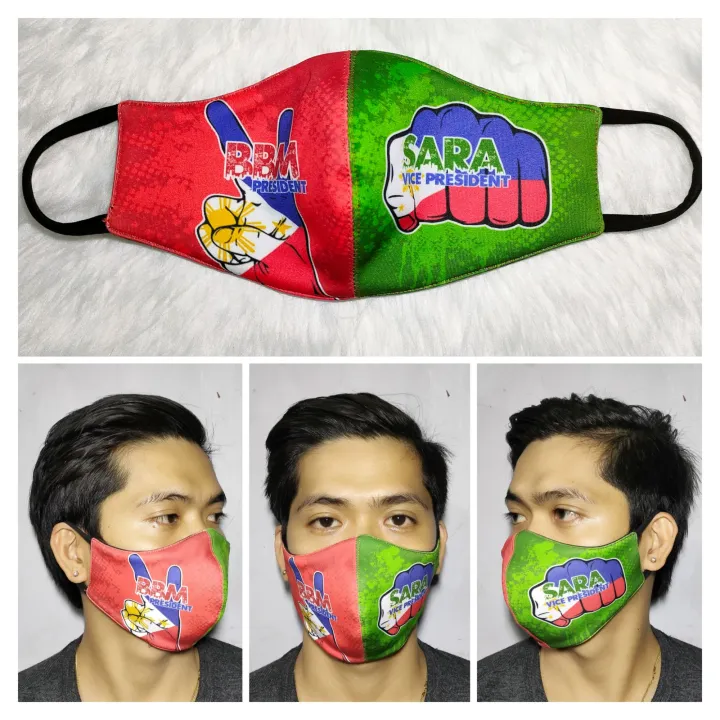 TEAM BBM MARCOS SARA DUTERTE FACE MASK / FIST PEACE DESIGN | Lazada PH