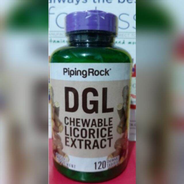 DGL Licorice Extract Chewable 4000mg 120 Tablets EXPIRY: Jan. 2024 ...