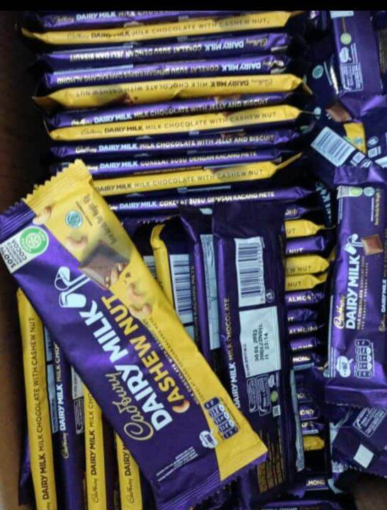 coklat cadbury dairy milk cashew nut 62 gram dan 90 gram | Lazada Indonesia