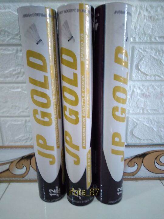 SHUTTLECOCK BADMINTON KOK BULUTANGKIS JP GOLD ORIGINAL | Lazada Indonesia