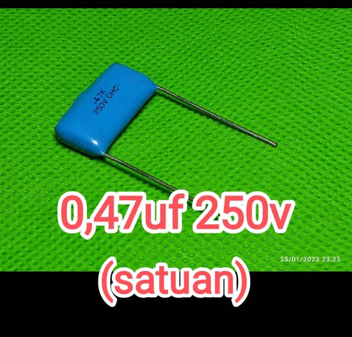 Kapasitor 0,47uF 470nF 0.47uF 474 250v polyester film capacitor ...