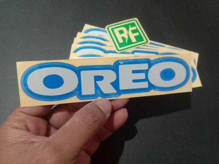 Stiker oreo cutting sticker oreo variasi acesoris motor mobil helm ...