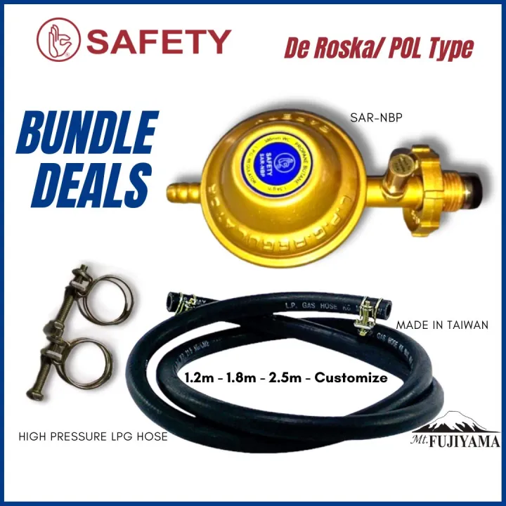 Safety POL Types LPG Regulator w/Push Button Anti Leak Device & Good ...
