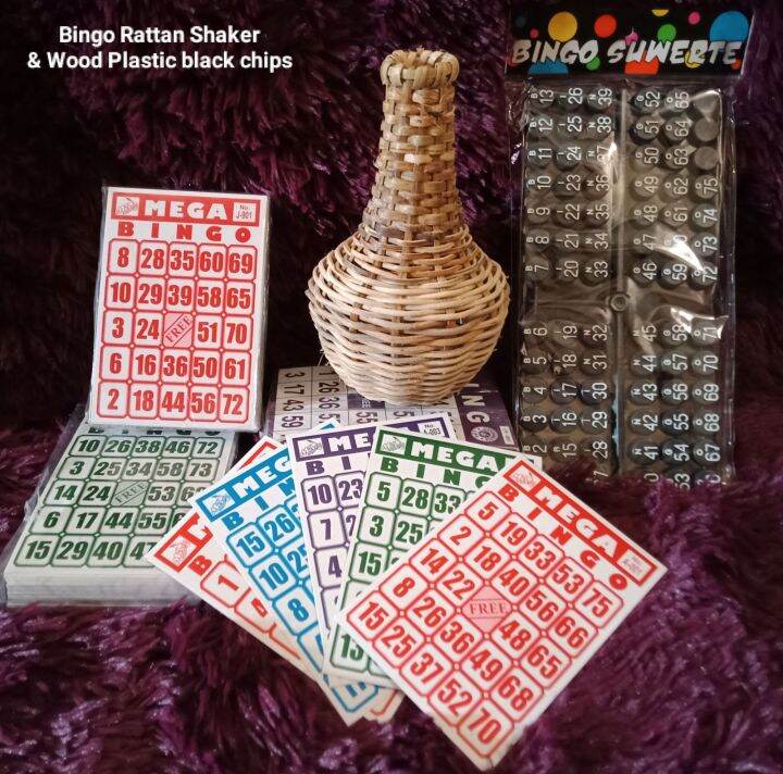 Bingo Rattan Shaker & Plastic chips | Lazada PH