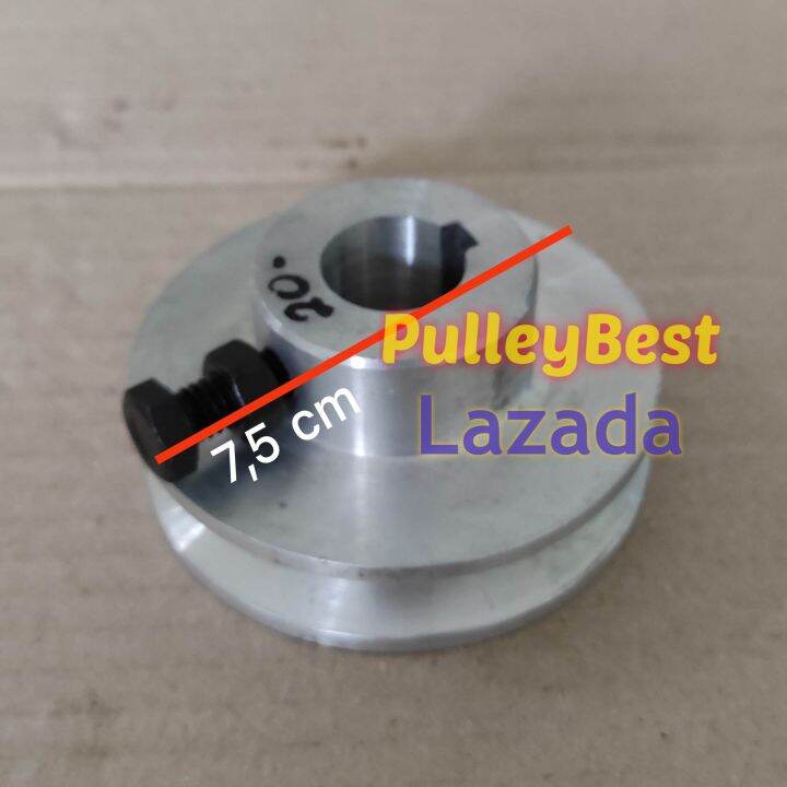 Pulley puli GX 160 dan GX 200 - diameter 7.5 cm puli alumunium | Lazada ...