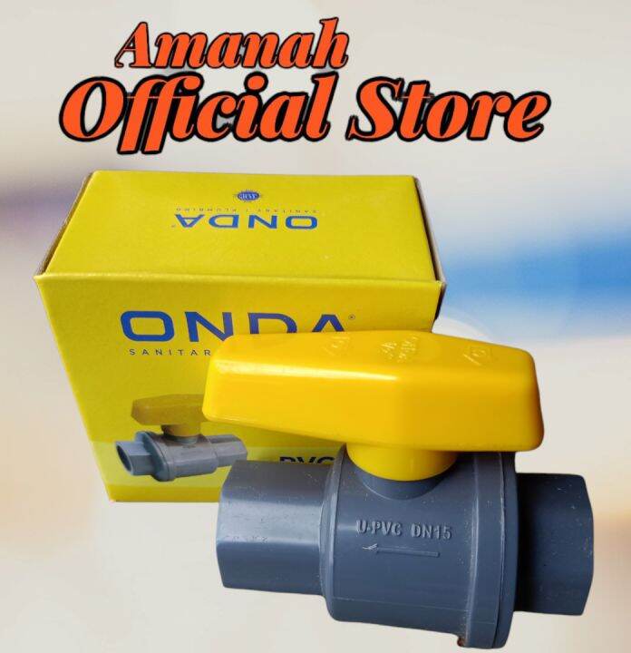 BALL VALVE STOP KRAN 1/2 INCH ONDA TERBAIK DI KELASNYA AWET | Lazada ...