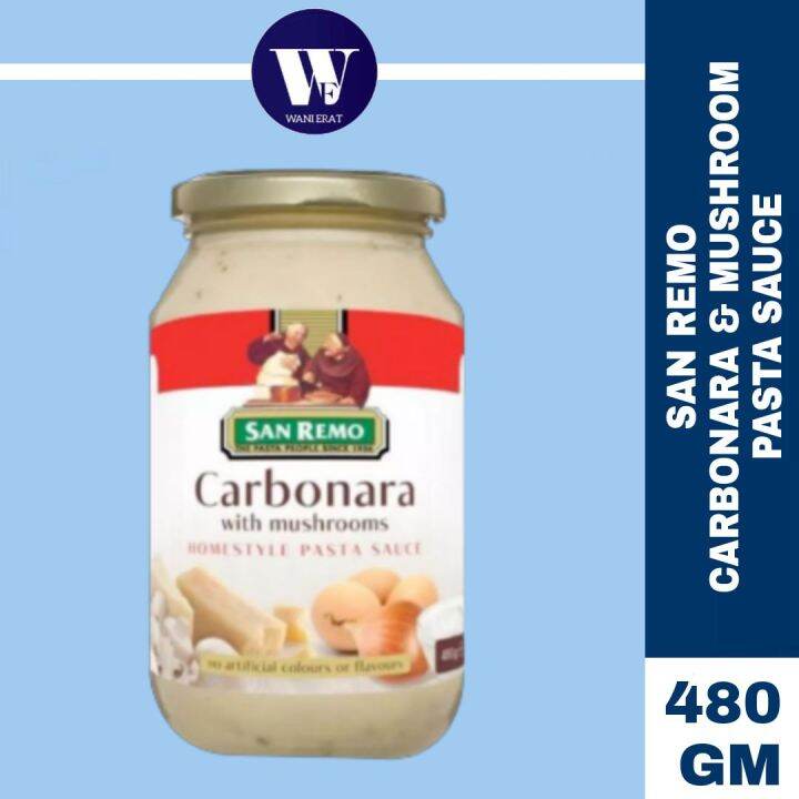 SAN REMO CARBONARA & MUSHROOM PASTA SAUCE | Lazada