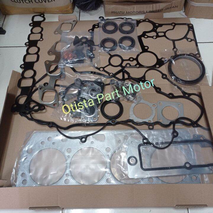 PACKING SET GASKET FULL SET ENGINE OVERHAUL ISUZU DMAX D-MAX D MAX 3.0 4JJ1 4JJ1T NKR 3.0 ...