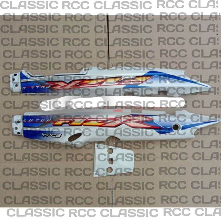 Cover body set stripping Yamaha Fiz r full clutch biru putih paket body ...