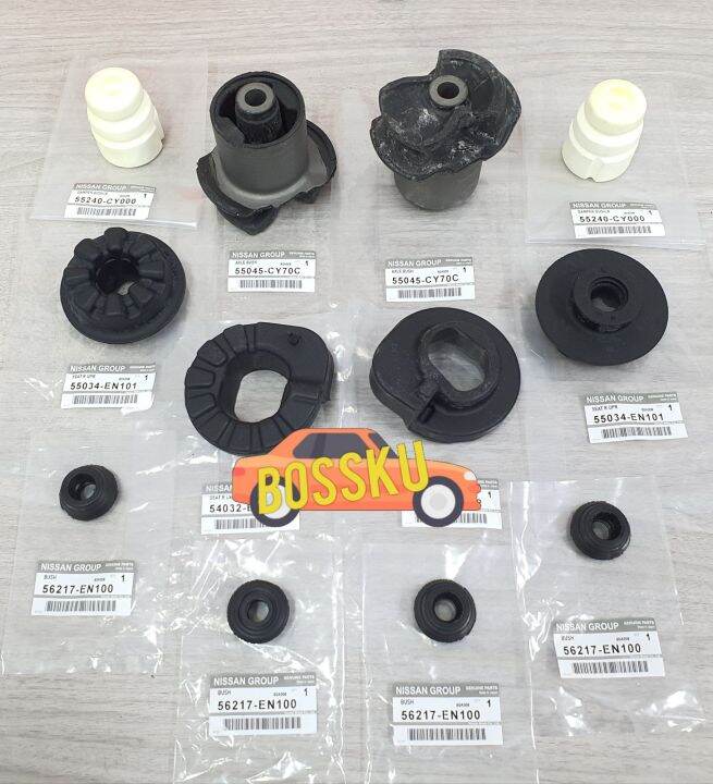 12 IN 1 SET - REAR AXLE BUSH/REAR ABSORBER MOUNTING BUSH/COIL SPRING ...