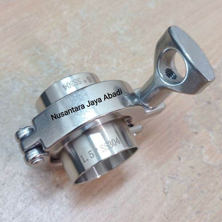 Clamp Ferrule Sanitary Stainless 304 Complete Set 1 1/2 " inchi 38.1 mm ...