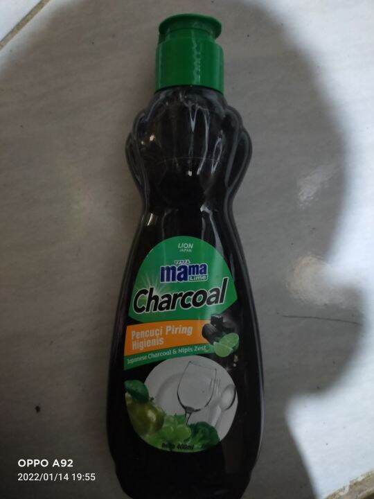 mama lemon charcoal botol 400 ml | Lazada Indonesia