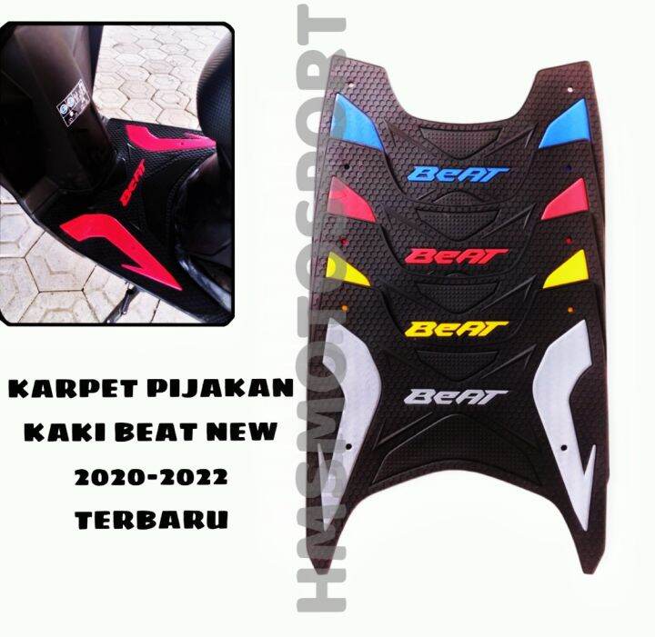 KARPET MOTOR HONDA BEAT 2020-2022 ALAS KAKI MOTOR HONDA BEAT KESET MOTOR BEAT PIJAKAN ALAS KAKI ...