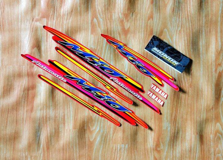 Striping Yamaha Mio Rare Warna Merah, Kuning dan Biru | Lazada Indonesia