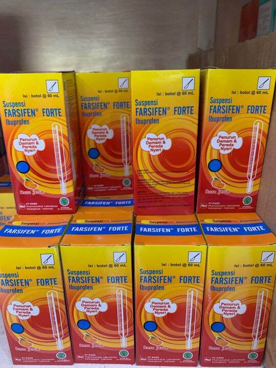 Farsifen forte sirup obat demam anak | Lazada Indonesia