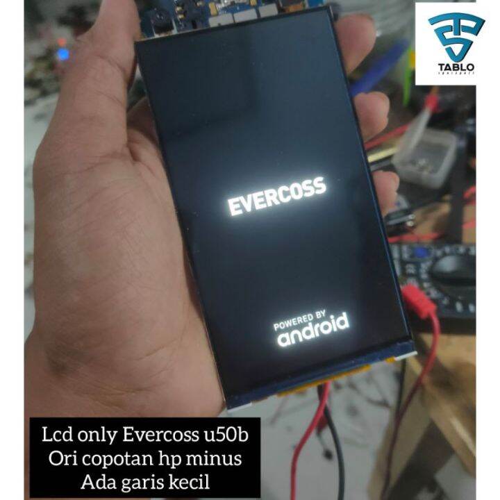 lcd only Evercoss u50b ori copotan hp minus ada garis kecil | Lazada ...