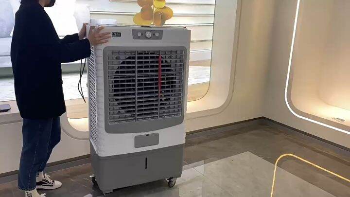 60L Air Cooler Inverter Portable Aircon Mobile Air Conditioner Tower ...