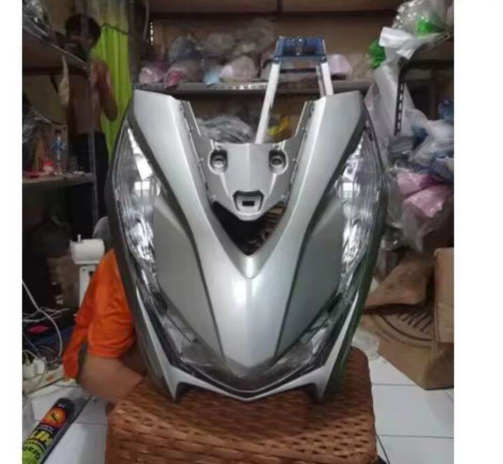 Paket lengkap body depan Tameng plus lampu depan dan sen Honda beat new ...
