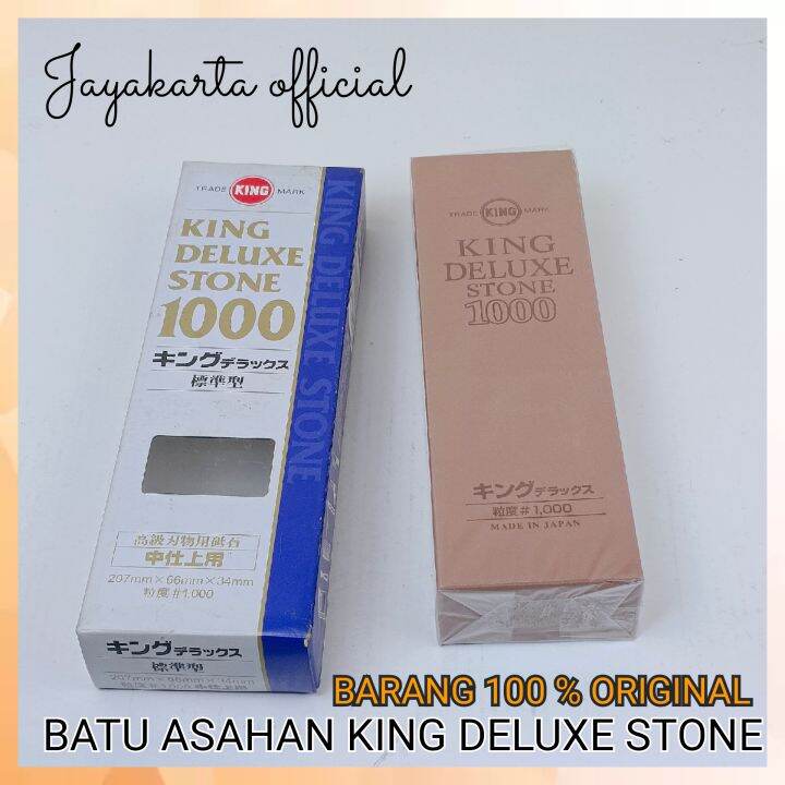 batu asah king stone 1000 original alat pengasah alat asah penajam pisau sharpening stone grit ...