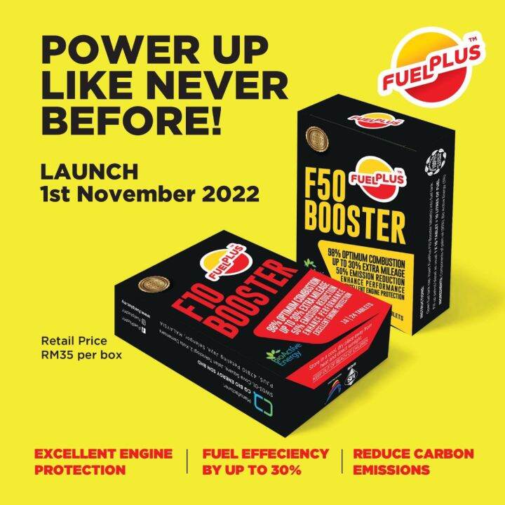 [READY STOCK] FUELPLUS F10 F50 Tablet Booster Aditif Jimat Petrol ...