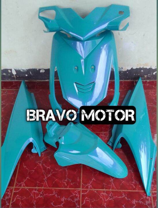 Cover body full halus Honda Beat Karbu 2010 - 2012 tosca biru langit ...