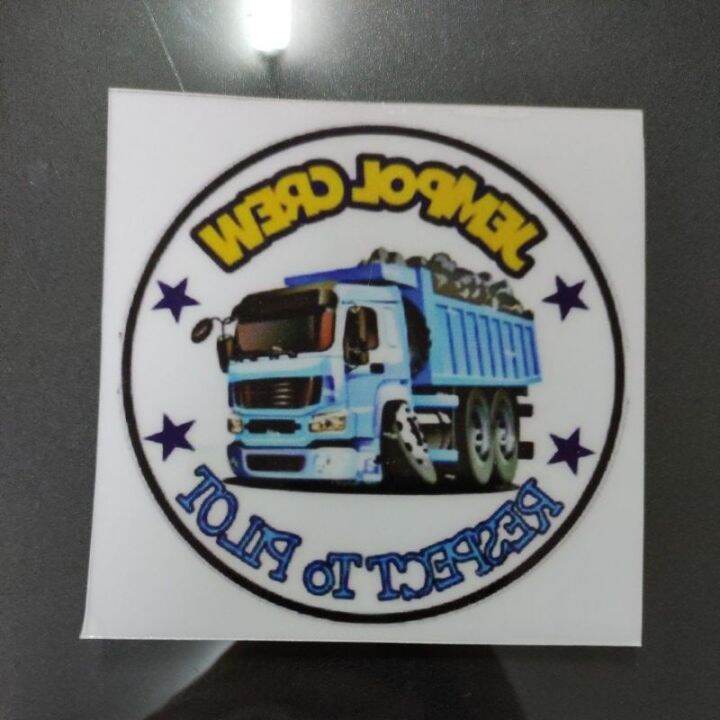 Truck Group Sticker Design (Tampal Dalam Cermin & Tampal Luar Body ...