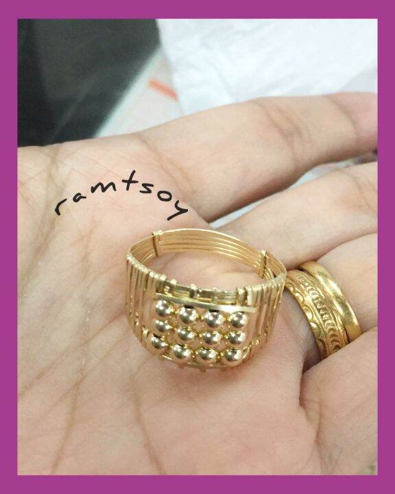 10k pure gold filled unisex ring | Lazada PH