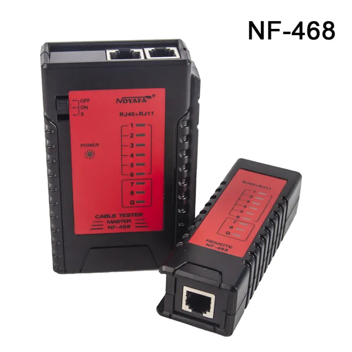 NOYAFA NF-468B Network Cable Tester RJ45/ RJ11/ BNC (3-in-1) Multi ...