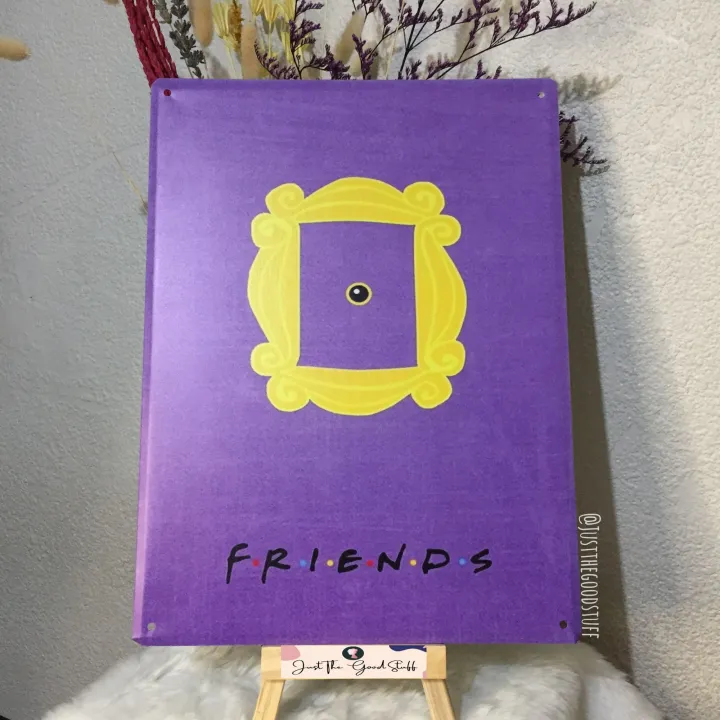 Monica Geller Apartment Purple Door Frame Friends TV Show Metal Tin ...