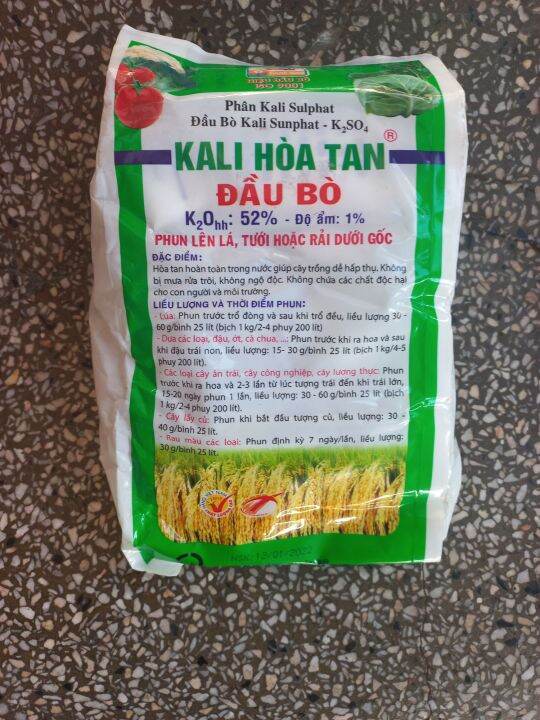 Phân Đầu Bò Kali Sunphat Kali Hoà Tan 1kg | Lazada.vn