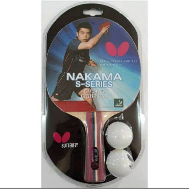 Bat Ping Pong / Bet Tenis Meja Butterfly Nakama S-3 ORIGINAL | Lazada Indonesia
