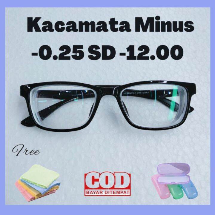 KACAMATA MINUS TINGGI -0.25 SAMAPI -12.00 BISA CASTEM LENSA MINUS CYLINDER,KANAN KIRI BEDA ...