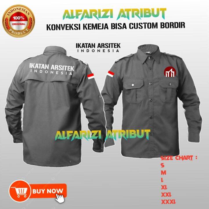 Kemeja Pdh ikatan arsitek indonesia kemeja arsitek | Lazada Indonesia