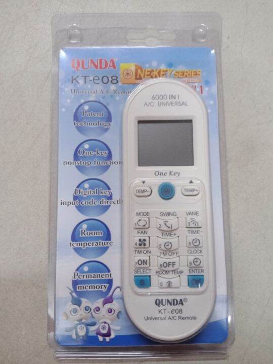 QUNDA (Ne-key) Universal AC Remote Control, (6000 in 1) | Lazada PH