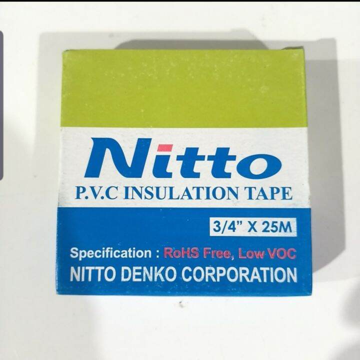 Lem Isolasi Listrik Nitto - Isolasi Kabel Listrik Nitto | Lazada Indonesia