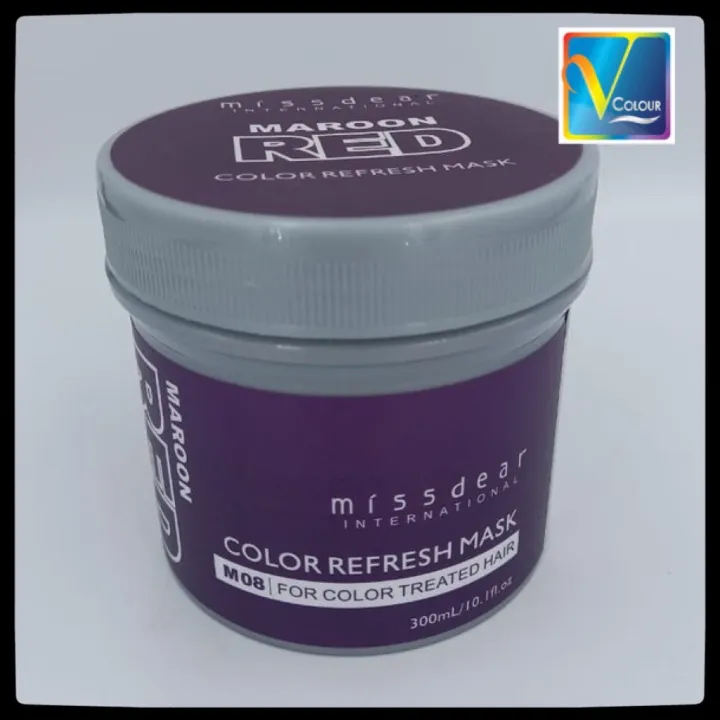 Miss Dear Color Refresh Maroon Red Mask 300ml | Lazada
