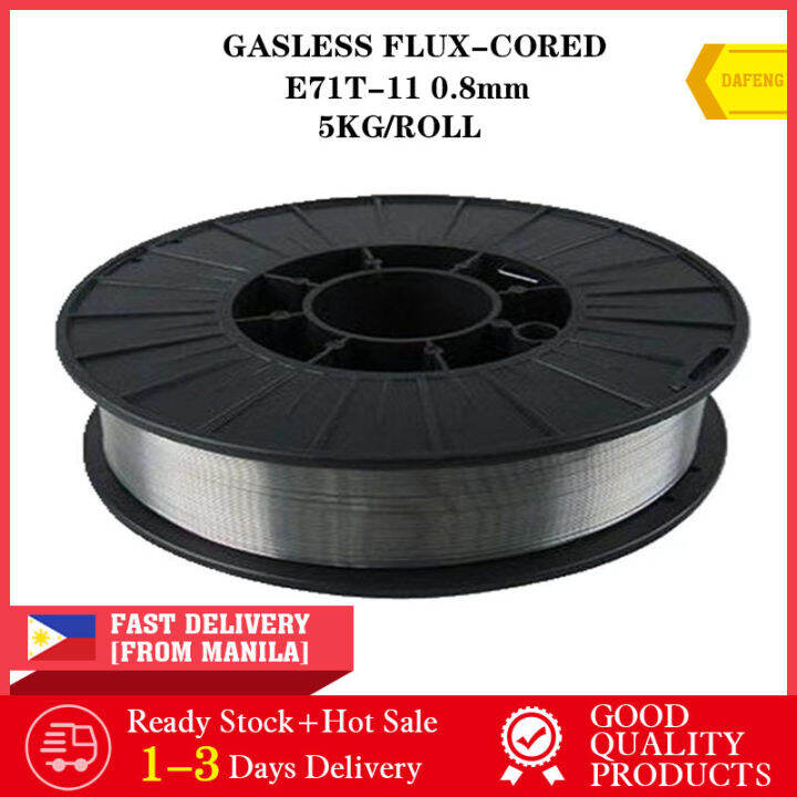 ORIGINAL DAIDEN Gasless Fluxcored MIG Wire For Mild Steel 5KG Spool 0.8mm Cord Diameter E71T-GS ...