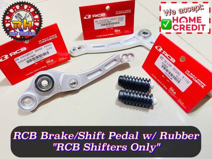RCB Shifter Pedals/ Rubber (Brake & Shift) for RCB Shifters | Lazada PH