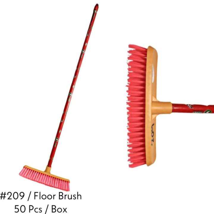 LONG WOOD FLOOR BRUSH PUSH | Lazada PH