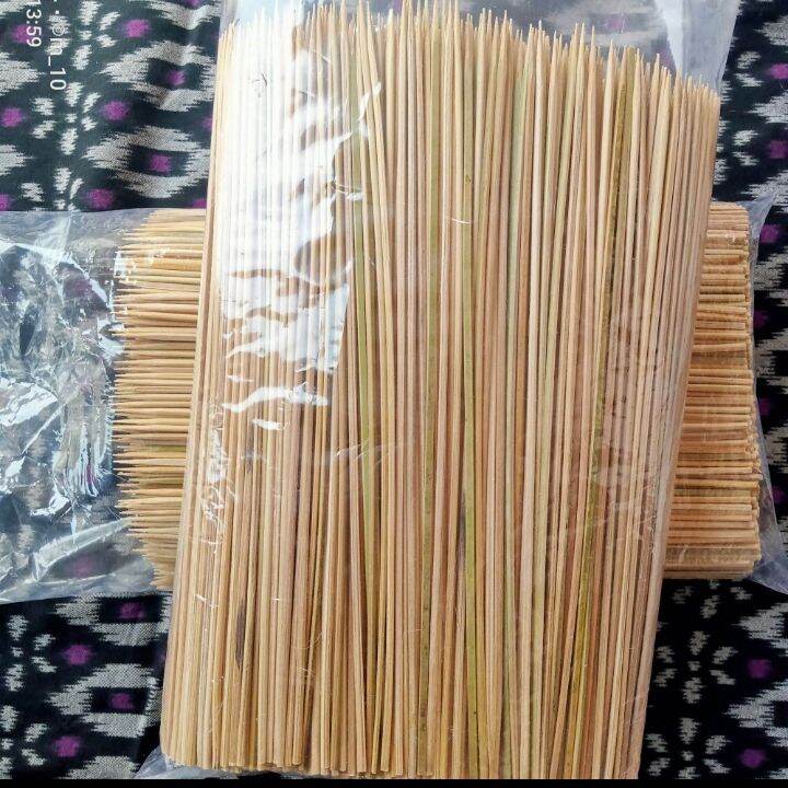 [Harga Ekonomis] 1 Kg Isi -+ 1000 Biji Tusuk Sate 24cm / Tusuk Sate ...