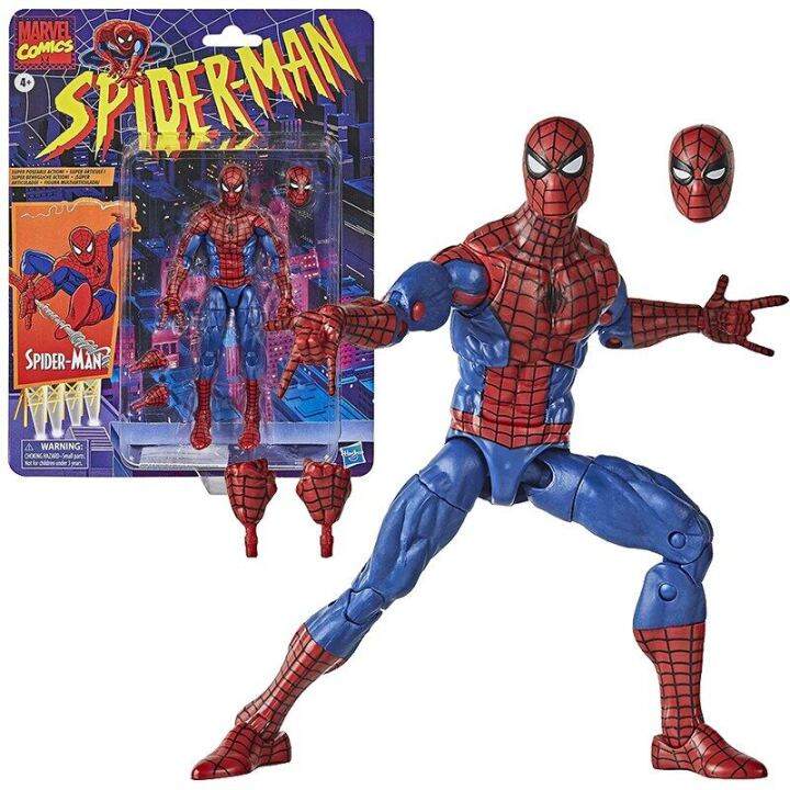 6-inch Spider Man Marvel Legends Series Spider man Collectible Action ...