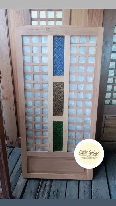 capiz window 2x4 (old wood) sold per pc | Lazada PH
