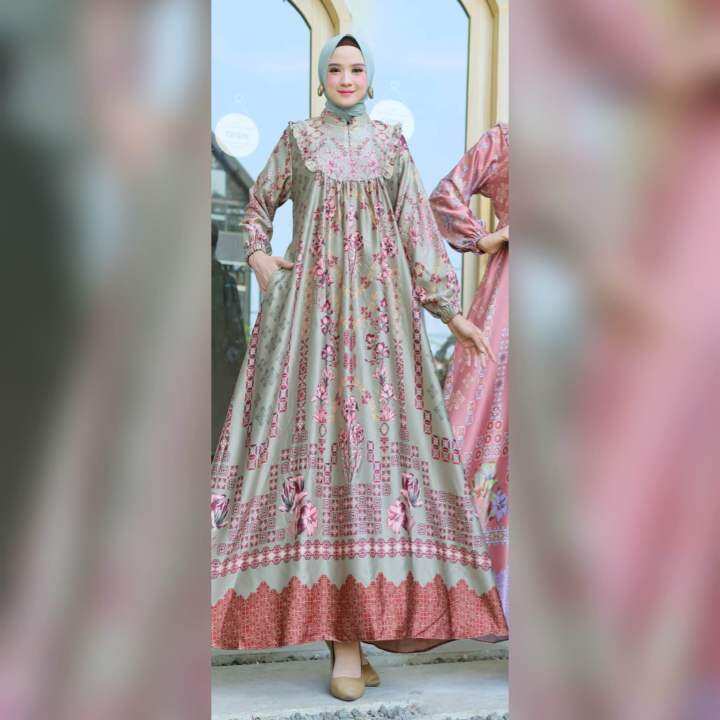 GAMIS SUTRA SILK TERBARU | Lazada Indonesia