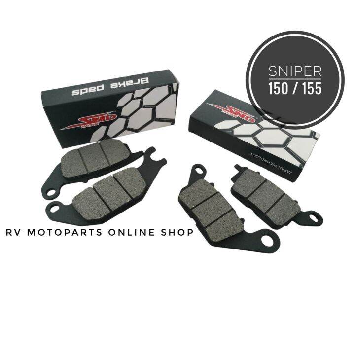 SND racing brake pad Sniper 150/155 & 155R | Lazada PH