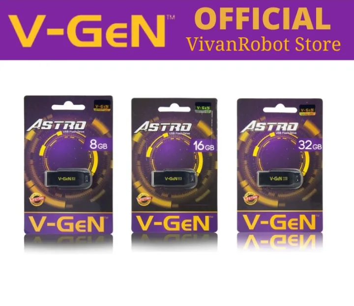 Flashdisk V-Gen Astro Usb Vgen 8GB 16GB 32GB 64GB Usb Flash disk Astro V gen Original Resmi ...