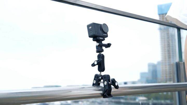 TELESIN Super Clamp Multifunctional 360-Rotation Ball Head Magic Arm ...