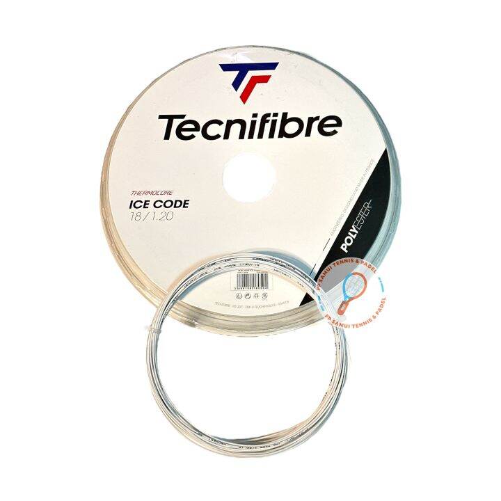 เอ็นเทนนิส Tennis string Tecnicfibre Ice code ยาว 12 เมตร ของแท้ พร้อม ...